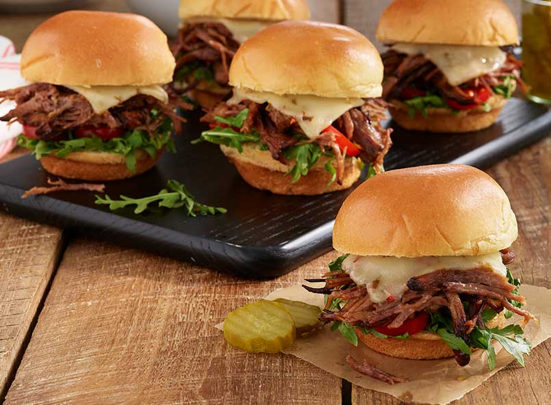 Honey Braised Brisket Sliders | Star Ranch Angus